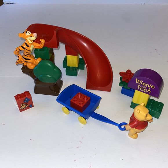 Lego | Toys | Lego 2985 Duplo Winnie The Pooh Tiggers Slippery Slide ...